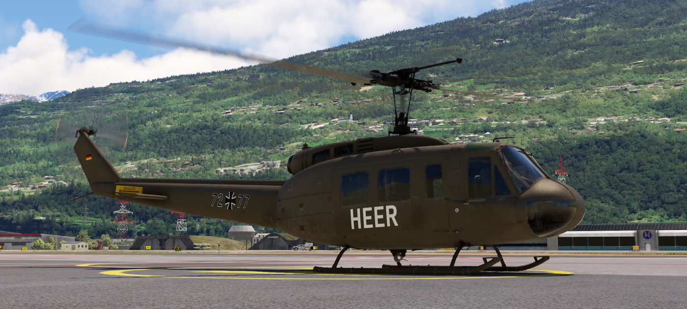 taog-uh1h-huey Heer 对于 Microsoft Flight Simulator | MSFS