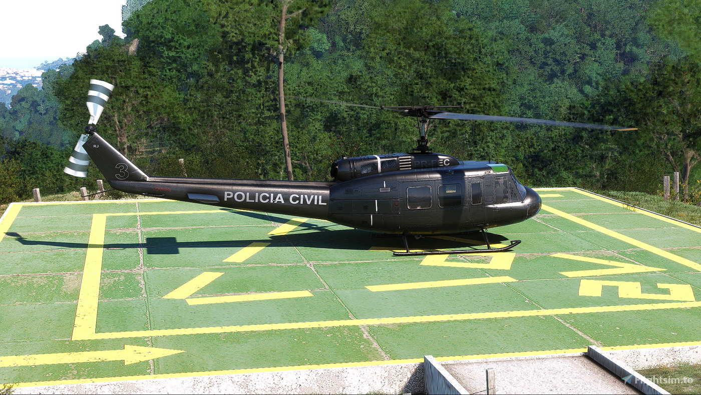 Taog's Hangar UH-1H Huey - Polícia Civil - PR-FEC for Microsoft Flight ...