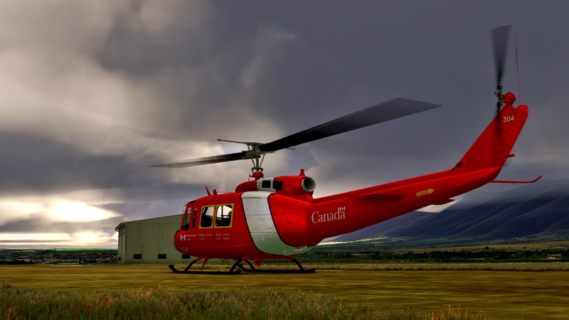 Taog44's UH-1H Huey Iroquois "C-GCHF" Canadian Coast Guard (Fictional ...