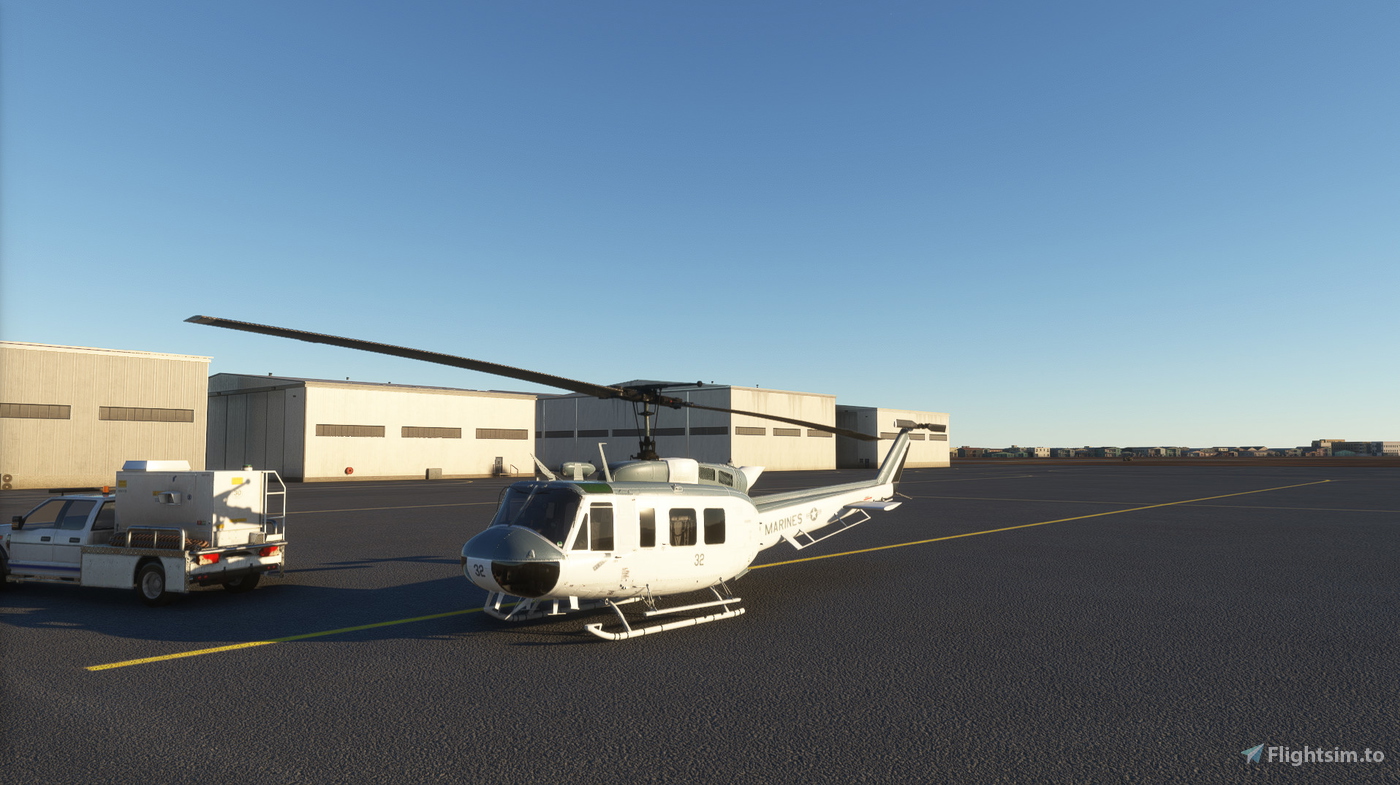 Taog_UH1h_Marines for Microsoft Flight Simulator | MSFS