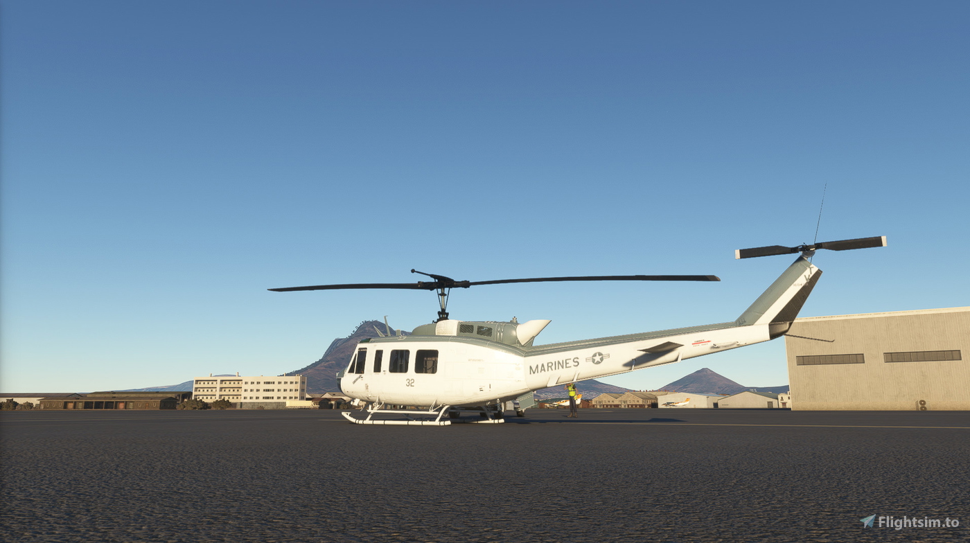 Taog_UH1h_Marines for Microsoft Flight Simulator | MSFS