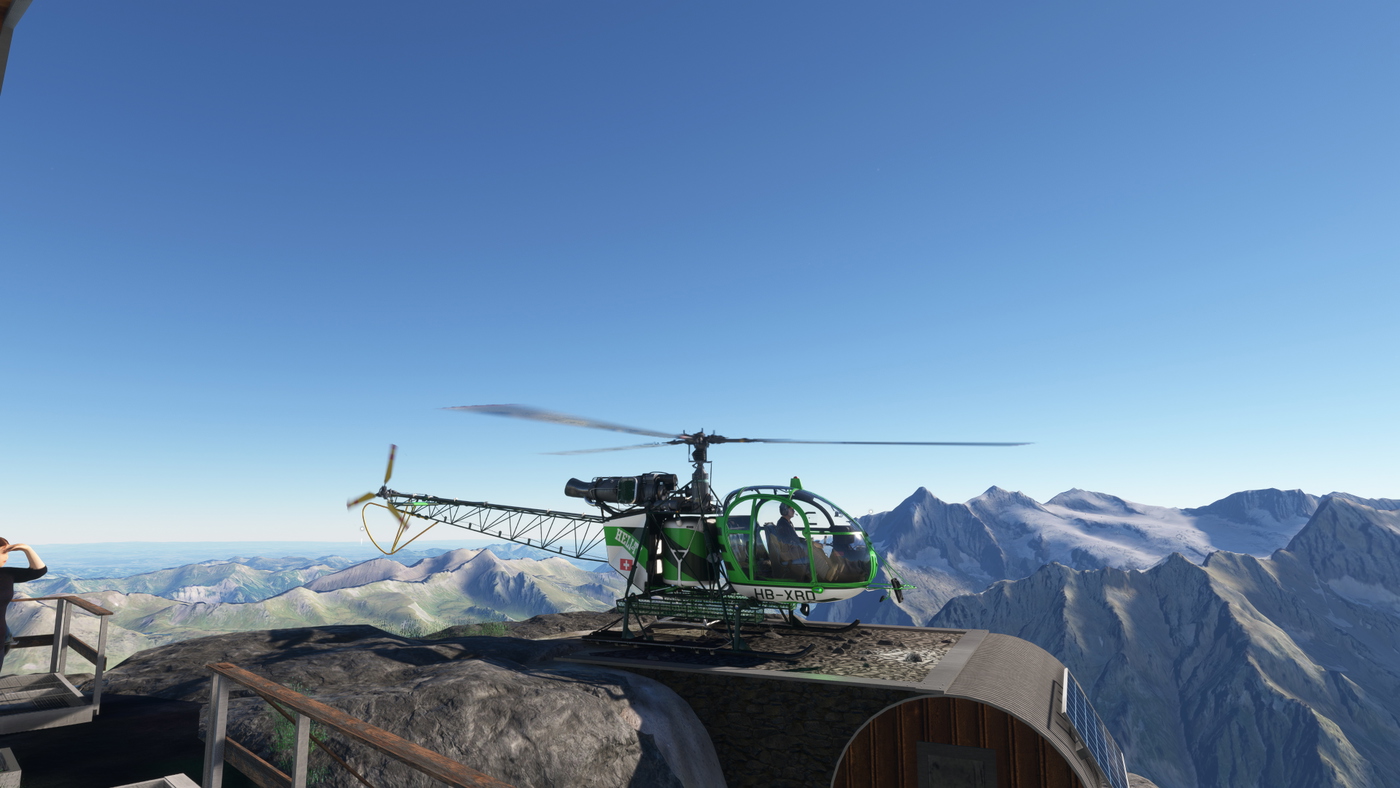 Taog's Hangar Lama SA315B Heli-TV HB-XRD for Microsoft Flight Simulator ...