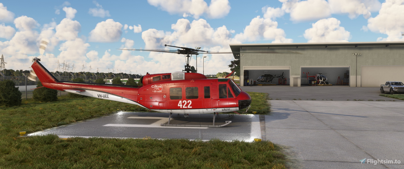 Taog's Hangar UH-1H Calibre Aviation VH-UEE for Microsoft Flight ...