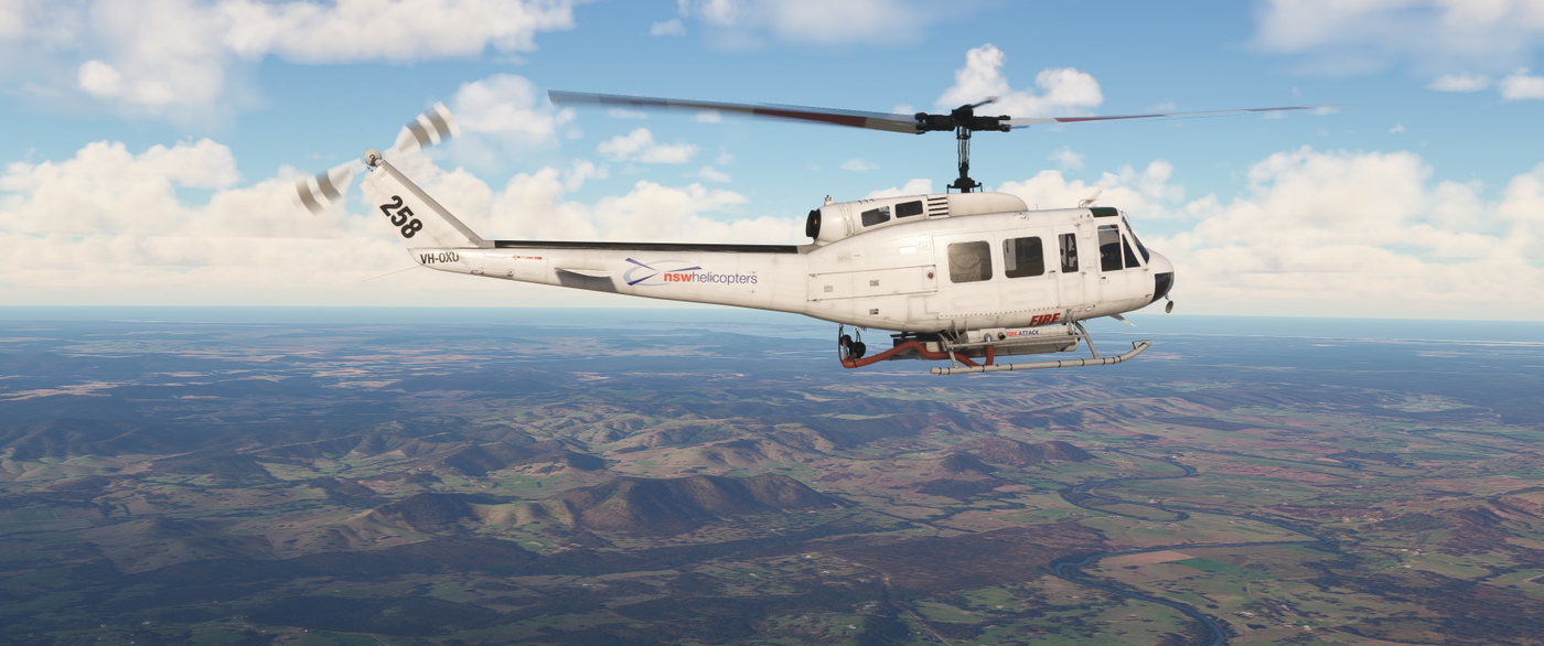 Taog's Hangar UH-1H VH-OXU NSW Helicopters for Microsoft Flight ...