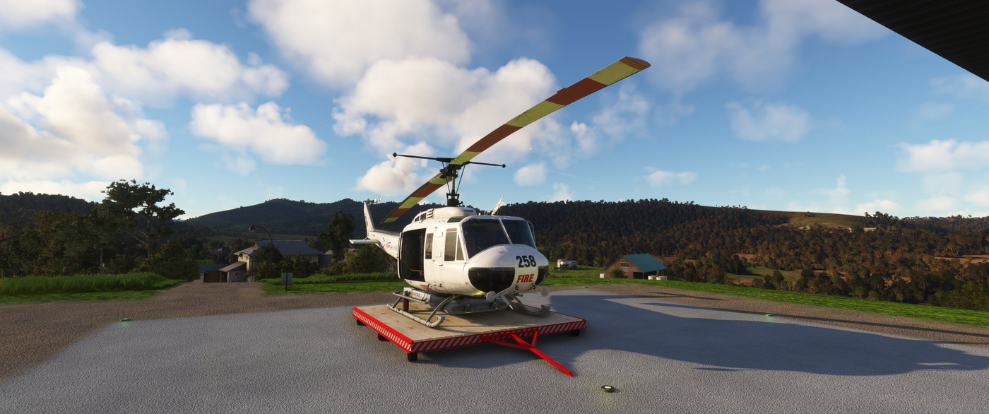 Taog's Hangar UH-1H VH-OXU NSW Helicopters for Microsoft Flight ...