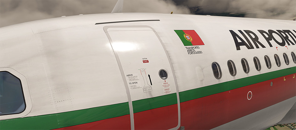 Tap Air Portugal CS-TNL Fuselage/Cabin (8k) Fenix Simulation A320v2 for ...