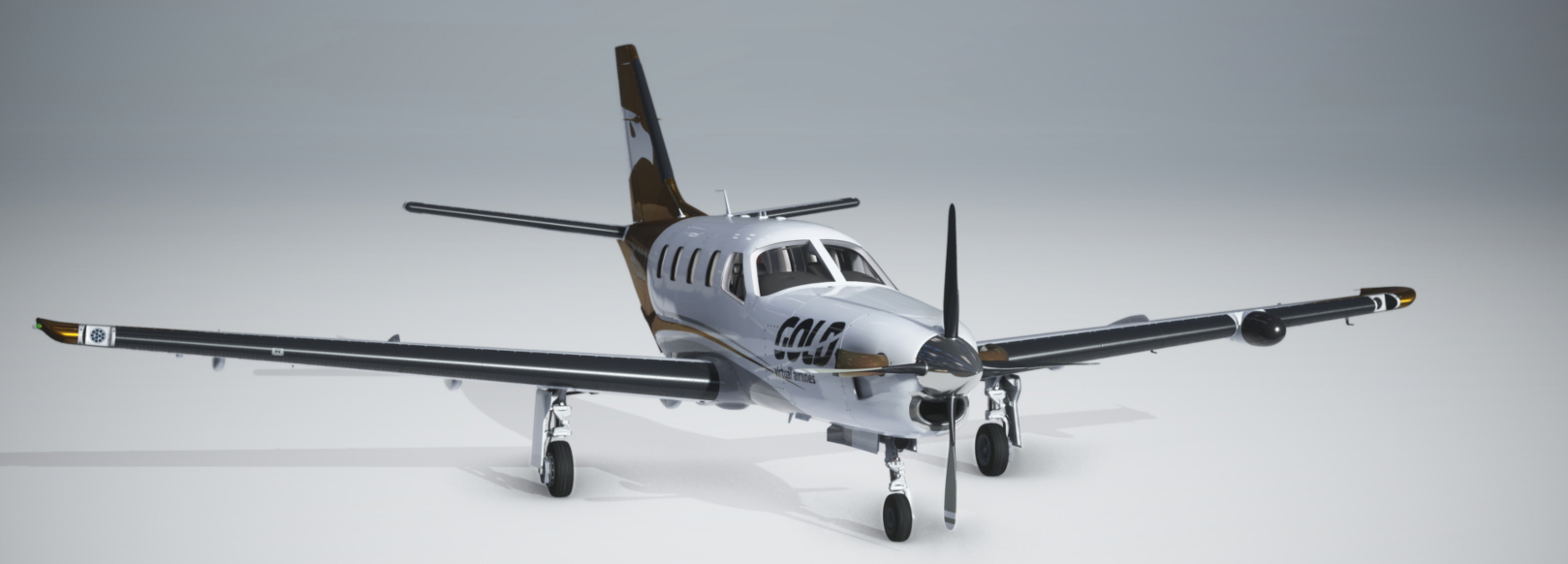 TBM 850 Black Square Just Flight - Gold Virtual Airlines 10 Years ...