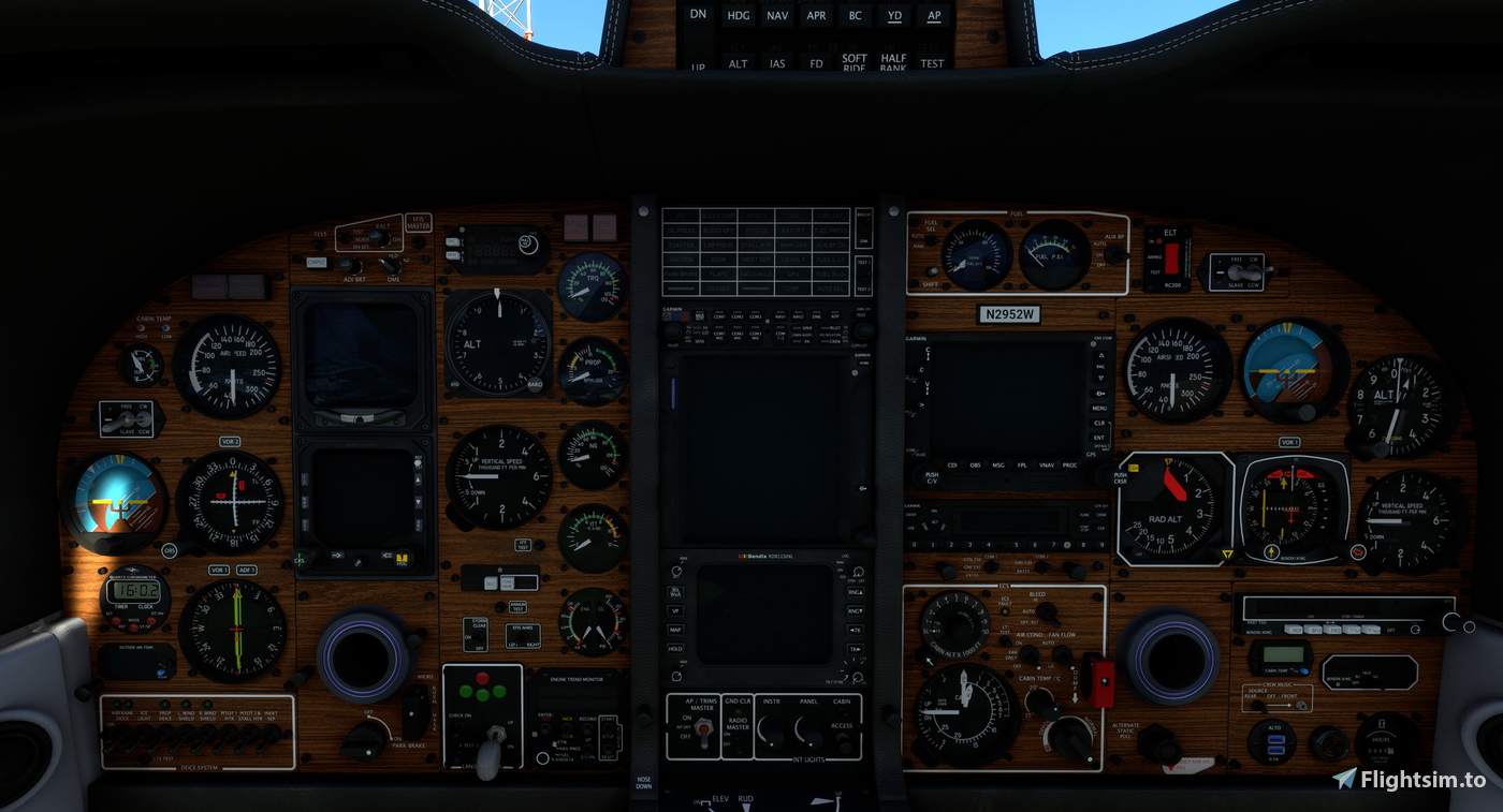TBM 850 Panel Mod Pack のために Microsoft Flight Simulator | MSFS