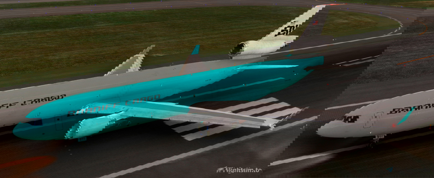TDFi MD-11F (GE) Braniff Cargo Pack for Microsoft Flight Simulator | MSFS