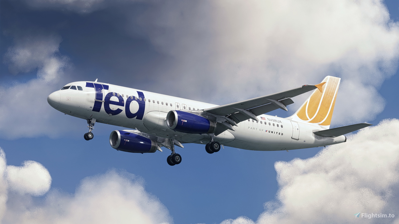 TED (United) (N498UA) - Fenix A320 (V2) (IAE) for Microsoft Flight ...