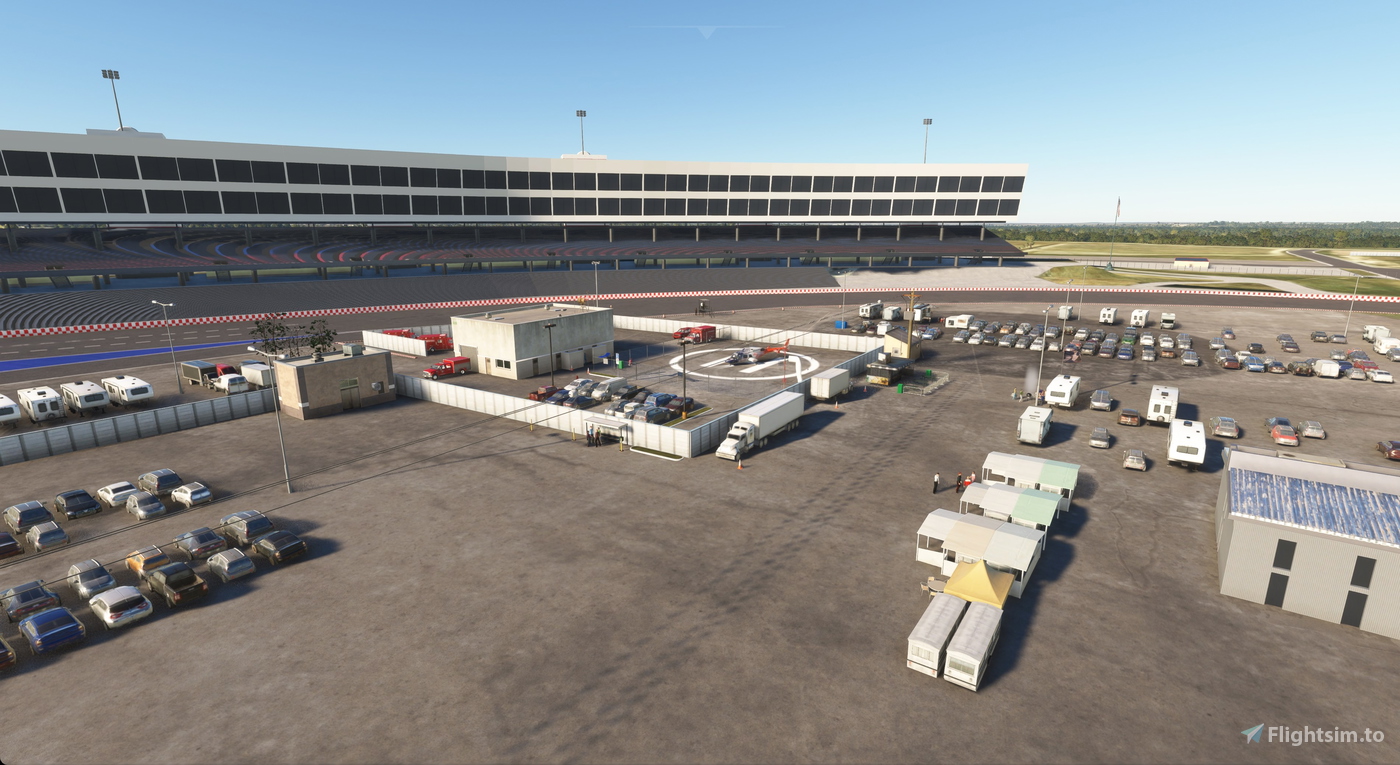 TEXAS MOTOR SPEEDWAY INFIELD CARE CENTER for Microsoft Flight Simulator ...