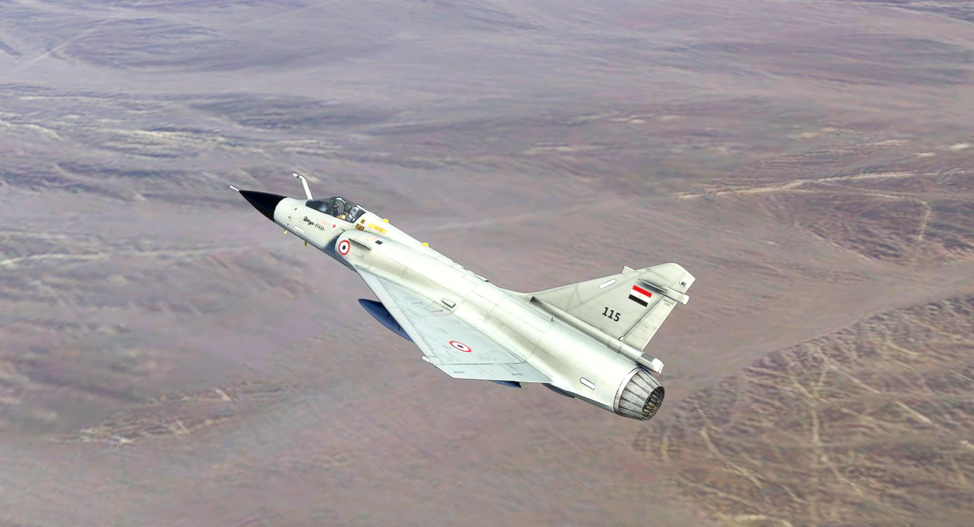 Texture M2K EGYPTIAN AIR FORCE a oldalon. Microsoft Flight Simulator | MSFS