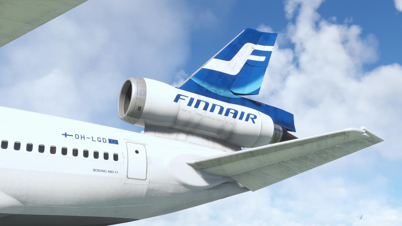 TFDi Design MD-11 — Finnair OH-LGD (2009) [8K] for Microsoft Flight Simulator | MSFS