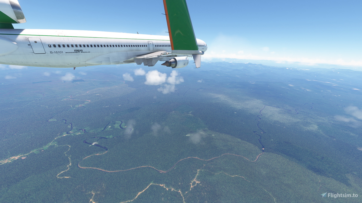 TFDi Design MD-11 EVA Air (B-16101) for Microsoft Flight Simulator | MSFS