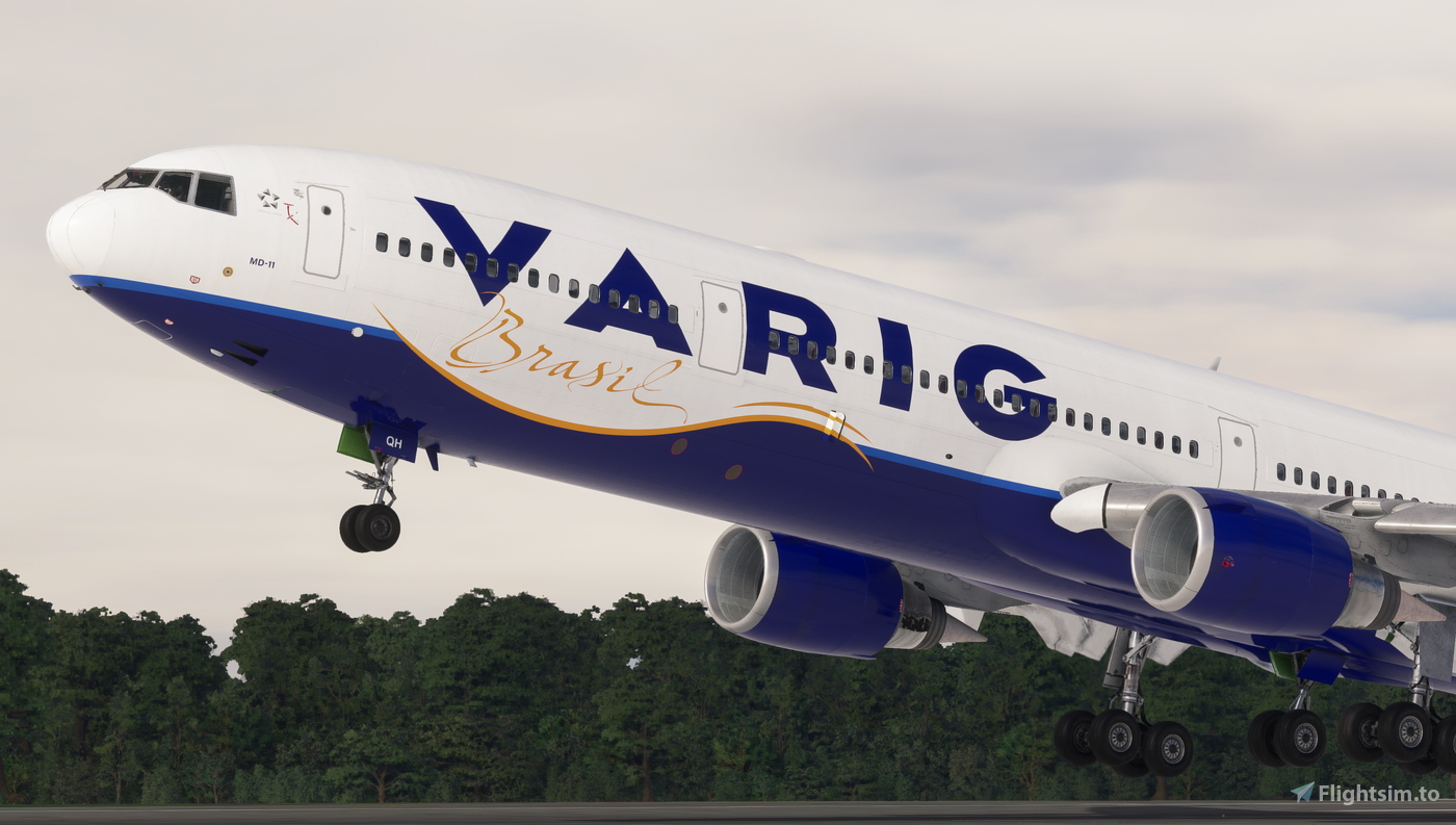 TFDi Design MD-11 Varig | PP-VQH for Microsoft Flight Simulator | MSFS