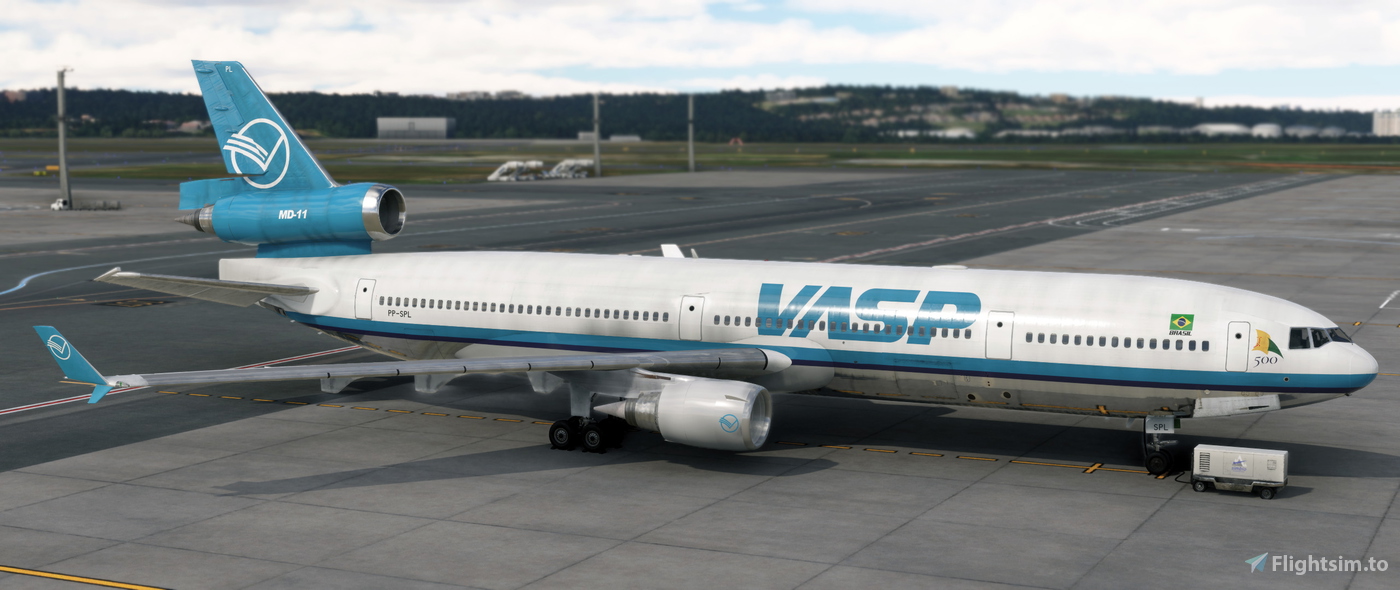 TFDi Design MD-11 VASP PP-SPL for Microsoft Flight Simulator | MSFS