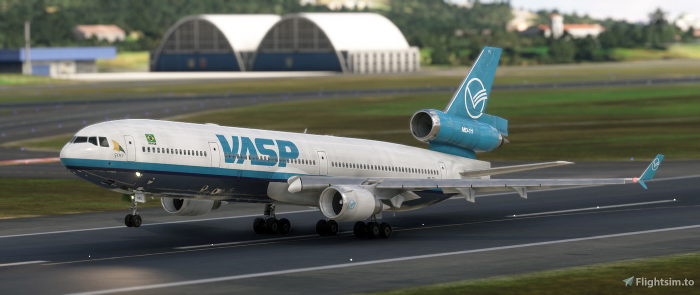 TFDi Design MD-11 VASP PP-SPL for Microsoft Flight Simulator | MSFS