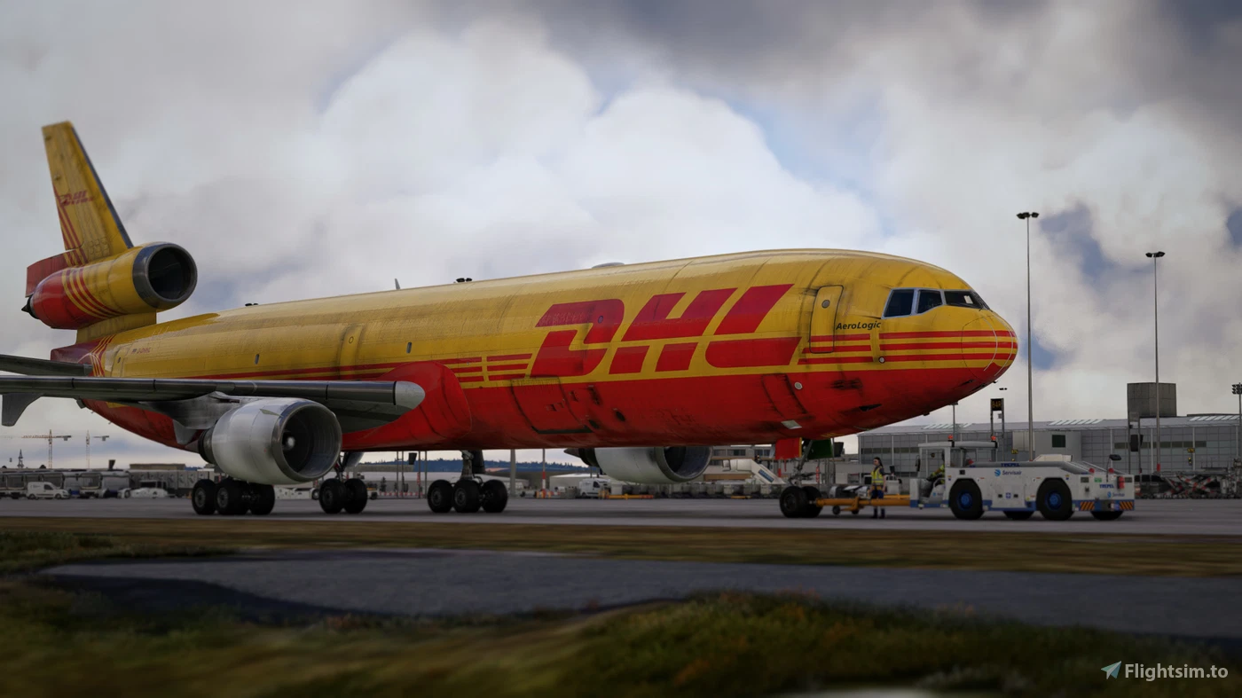 TFDi Design MD-11F | DHL | D-DHHL (Fictional) for Microsoft Flight ...
