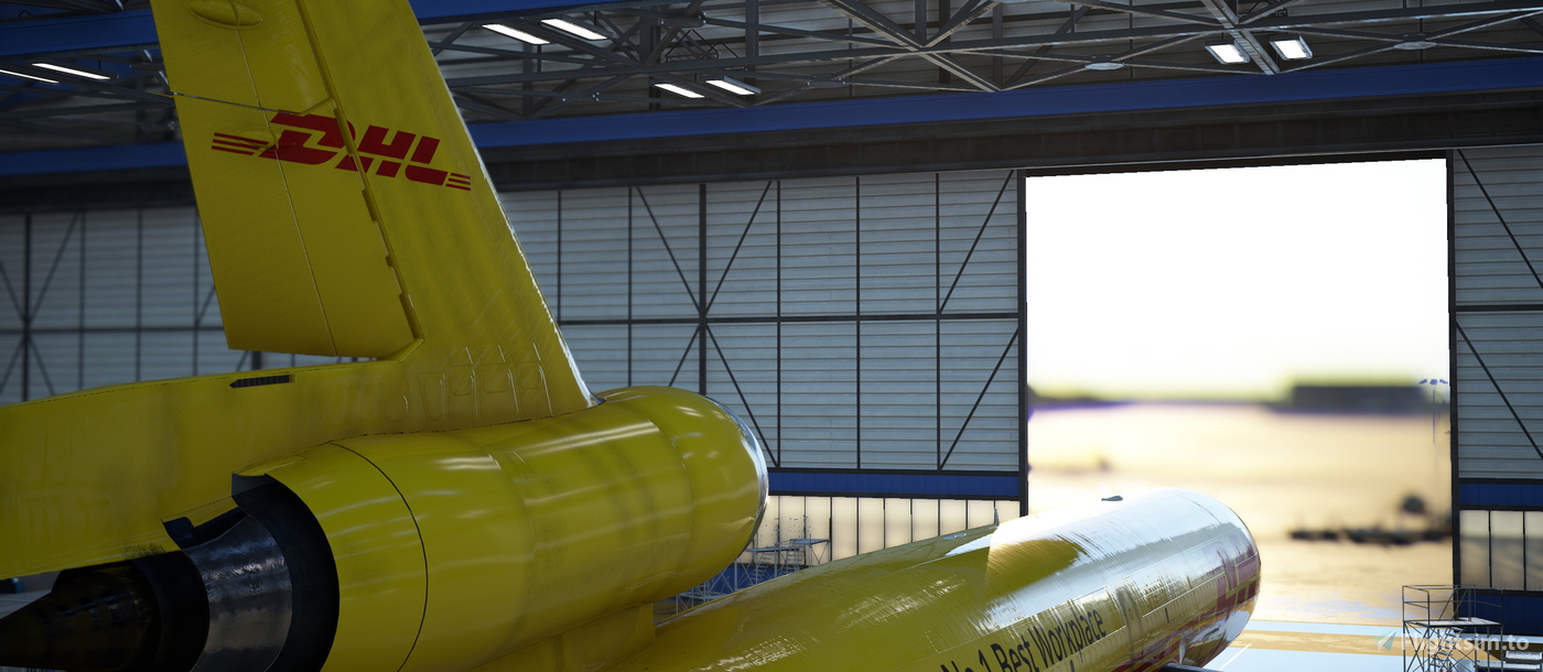 TFDi Design MD-11F | DHL No.1 Best Workplace VH-EXZ (Fictional) for ...