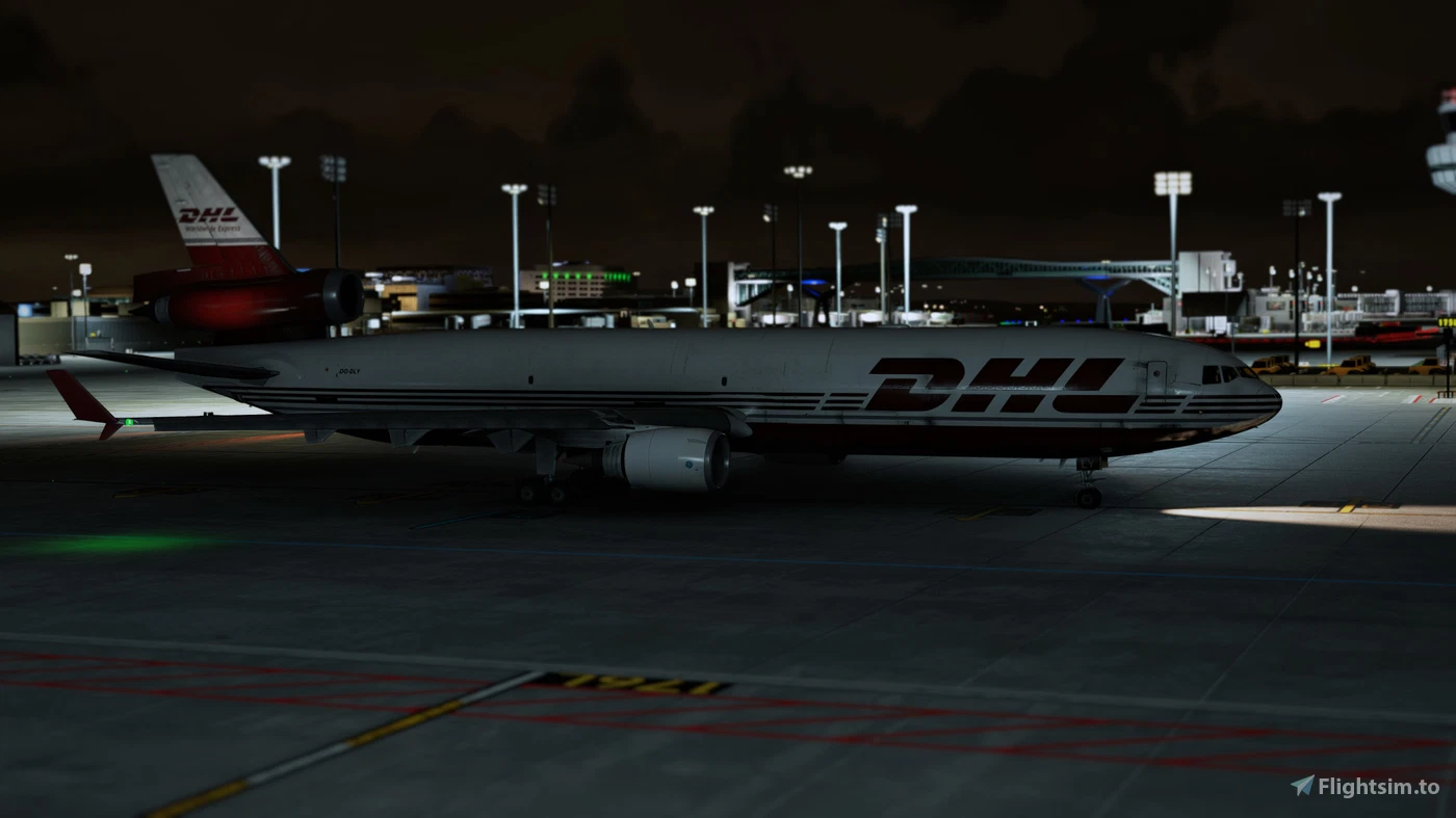 TFDi Design MD-11F | DHL Worldwide Express Old Livery from OO-DLY ...