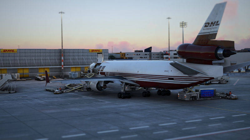 TFDi Design MD-11F | DHL Worldwide Express Old Livery from OO-DLY ...