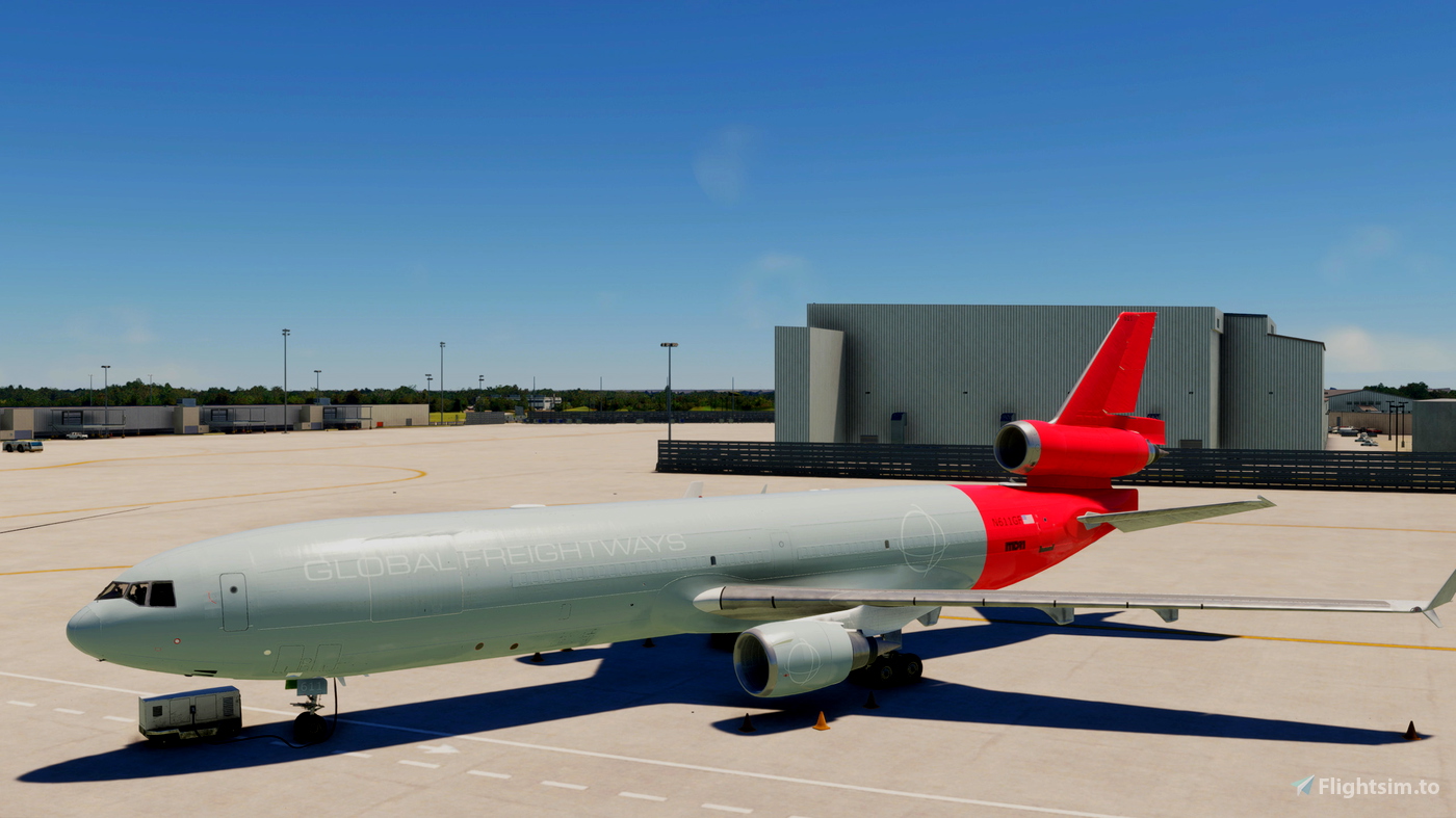 TFDi Design MD-11F GE Global Freightways Livery (FSX/MSFS Modern Style ...