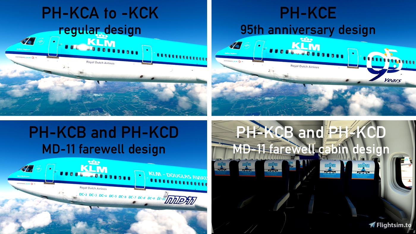 Threads - TFDi MD-11 w/ cabin KLM Fleet - new design + 95 anniversary ...