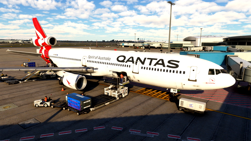 TFDi MD-11 Qantas 2016 VH-QMD for Microsoft Flight Simulator | MSFS