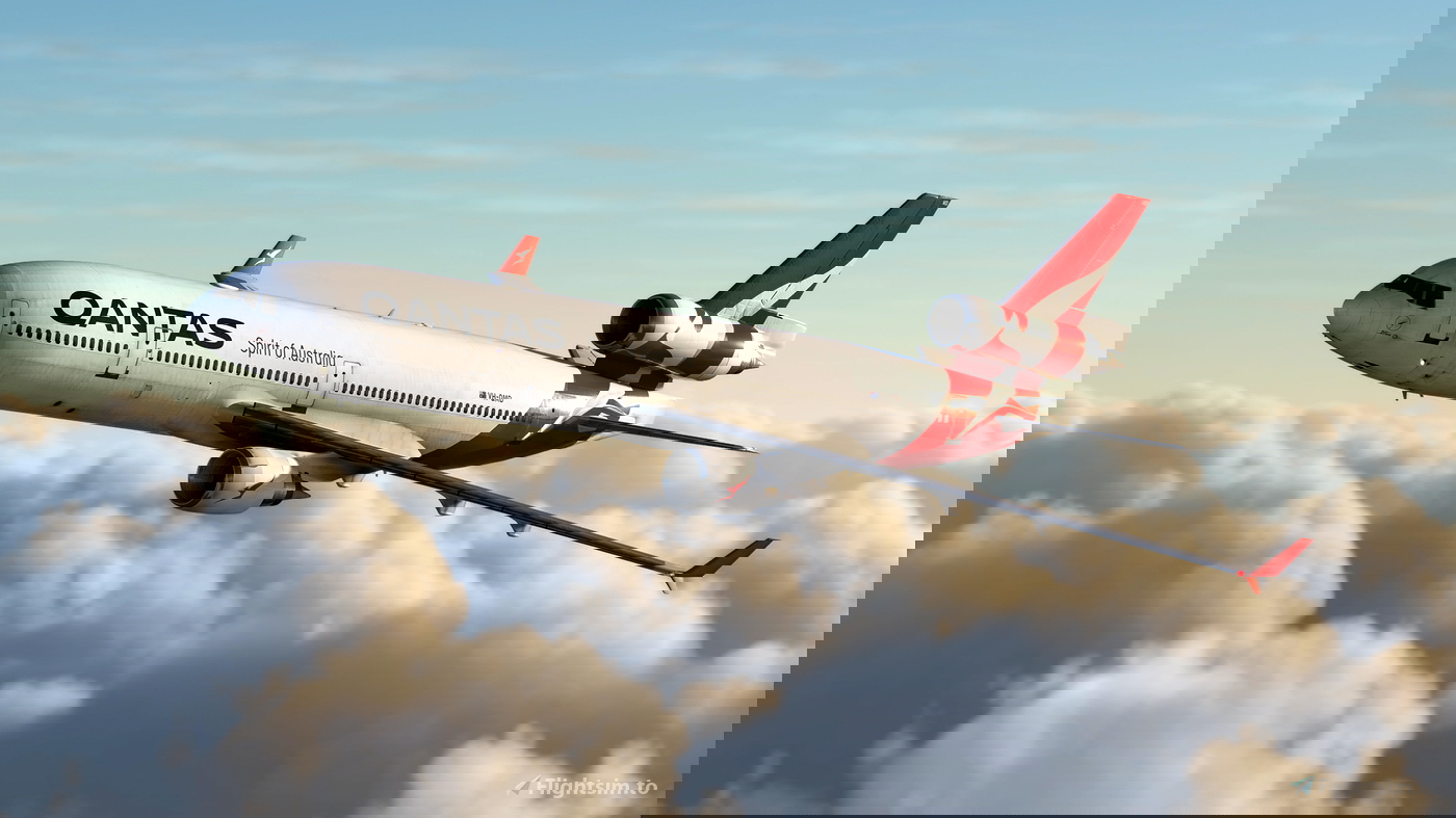 TFDi MD-11 Qantas 2016 VH-QMD for Microsoft Flight Simulator | MSFS