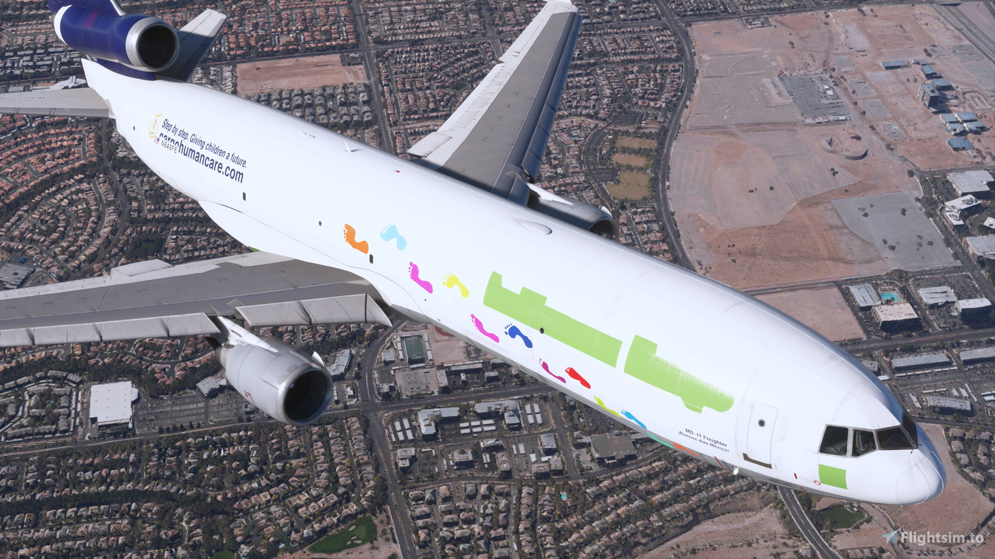 TFDI MD-11F FedEx N649FE (former Lufthansa D-ALCH) for Microsoft Flight ...