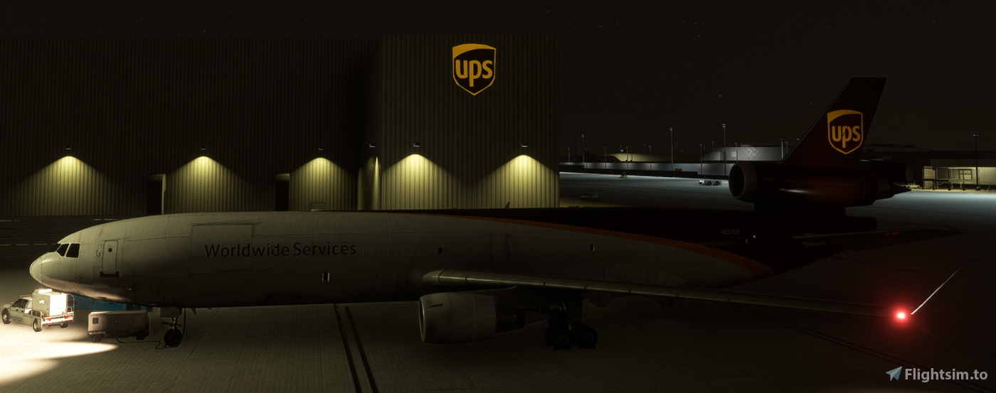 TFDI MD-11F N261UP UPS Modern Livery for Microsoft Flight Simulator | MSFS