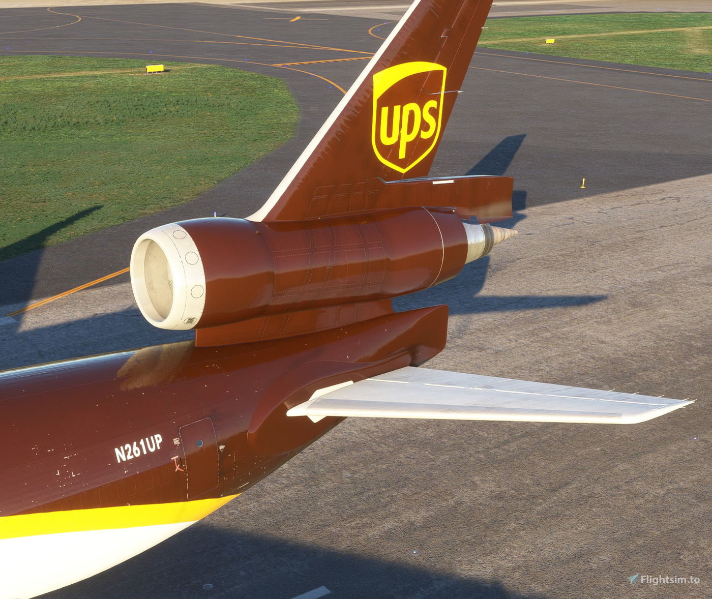 TFDI MD-11F N261UP UPS Modern Livery for Microsoft Flight Simulator | MSFS
