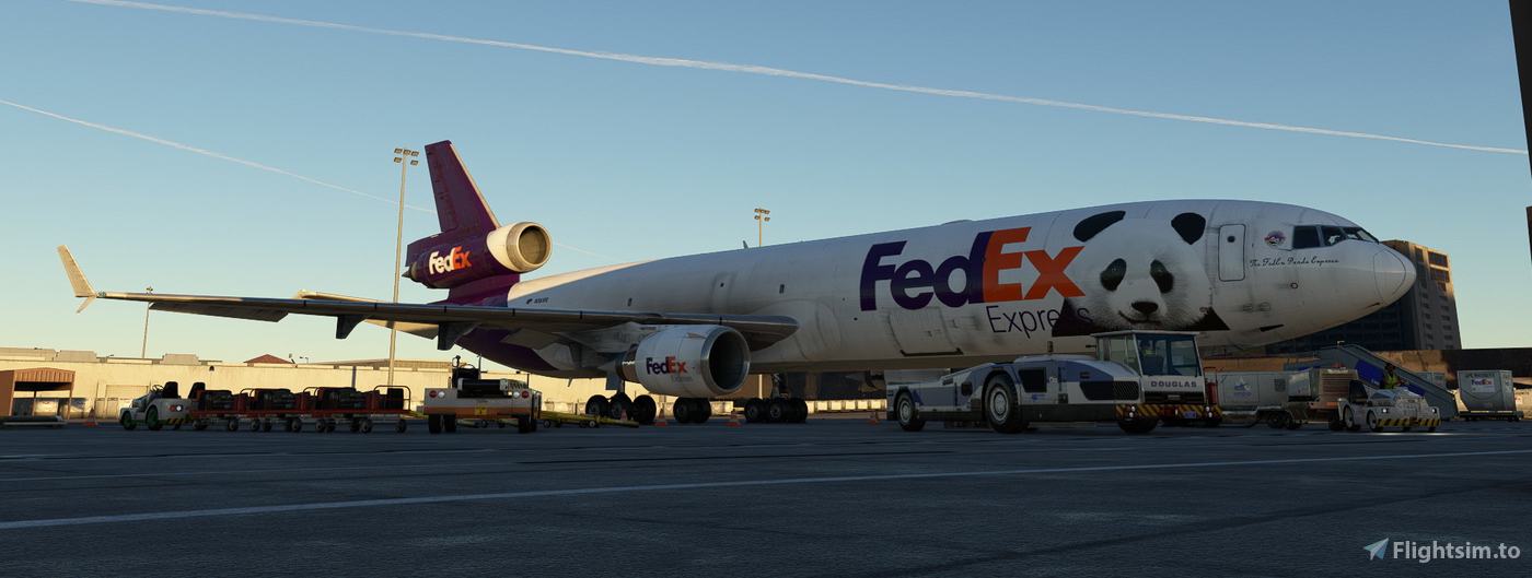 TFDI MD-11F GE FEDEX PANDA EXPRESS PACK [N585FE - N583FE ] for ...