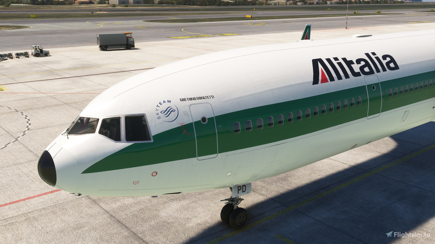 TFDi MD11 [GE PAX] Alitalia (2001-2003) I-DUPD 8k のために Microsoft Flight ...