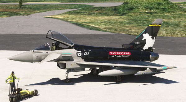 CJ Simulations Typhoon - RAF 1 Squadron Livery Pack (4 Liveries)(8K Textures) para Microsoft ...