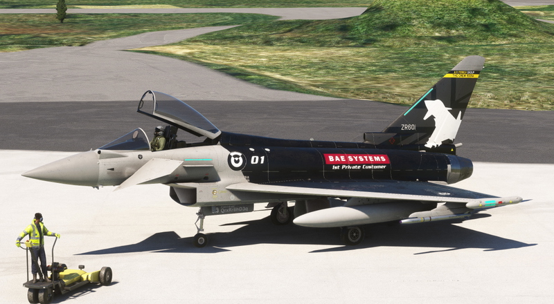 CJ Eurofighter Typhoon Liveries for Microsoft Flight Simulator | MSFS