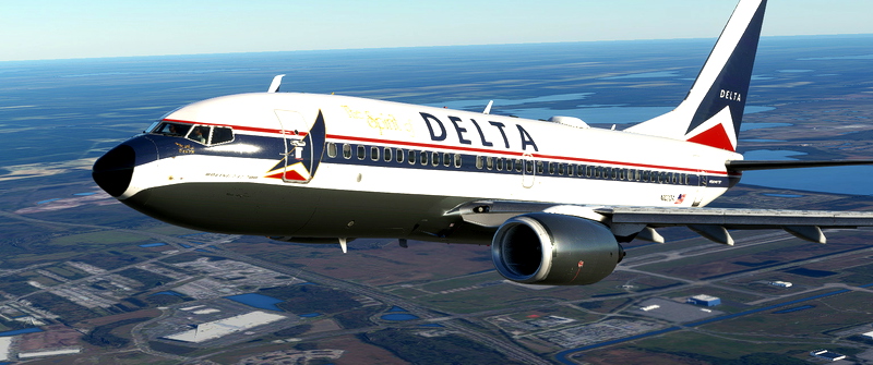 The Spirit of Delta Widget Livery 737 (scimitar winglets) for Microsoft ...