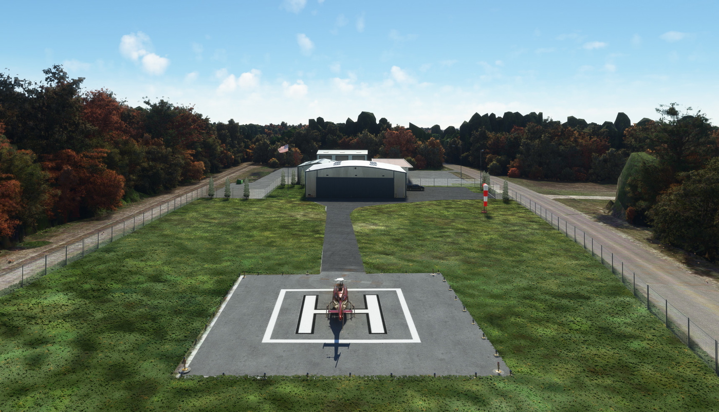 The Woodlands Area Heliport Galaxy FBO pour Microsoft Flight Simulator ...