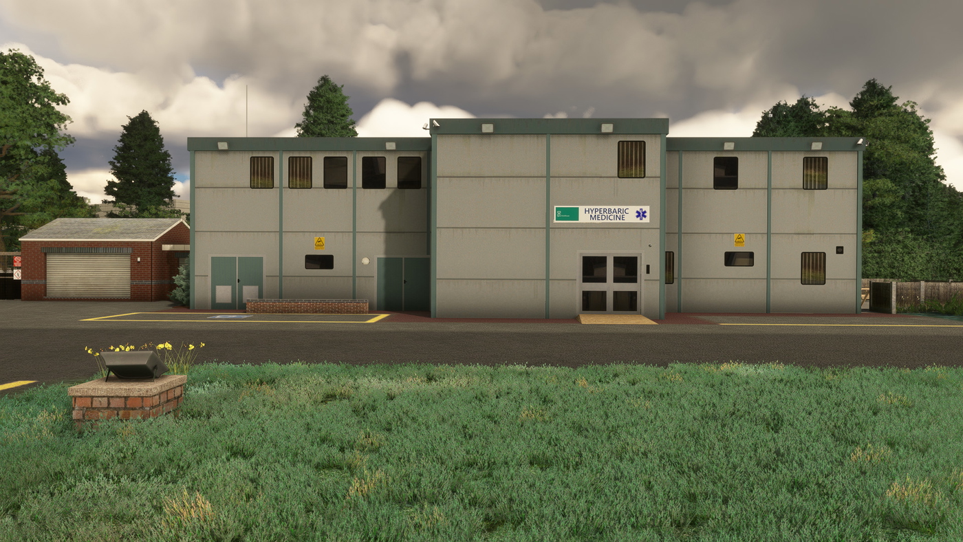 Thingwall Hyperbaric Medicine Unit Helipad - Wirral UK for Microsoft ...