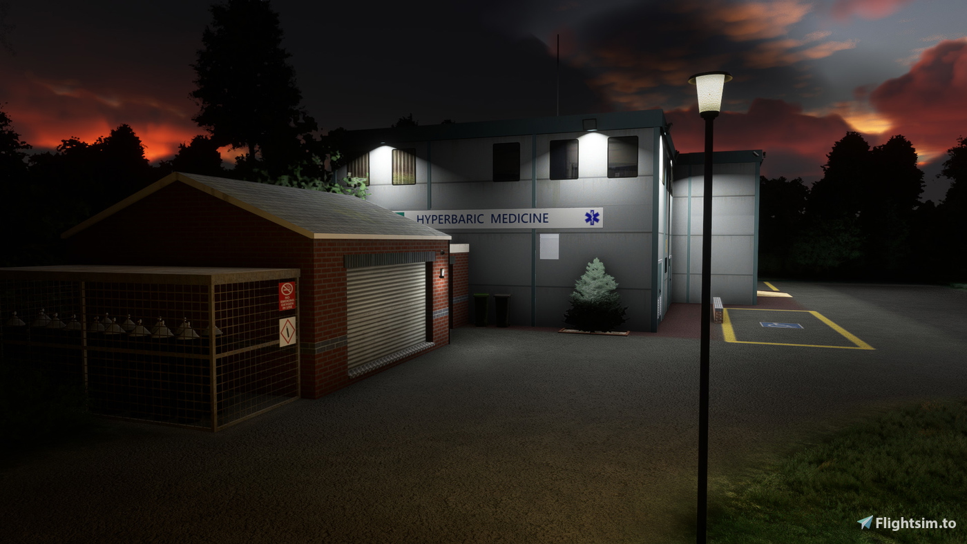 Thingwall Hyperbaric Medicine Unit Helipad - Wirral UK for Microsoft ...