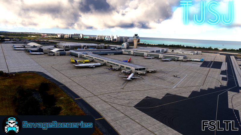 TJSJ FSLTL Static Aircraft for Microsoft Flight Simulator | MSFS