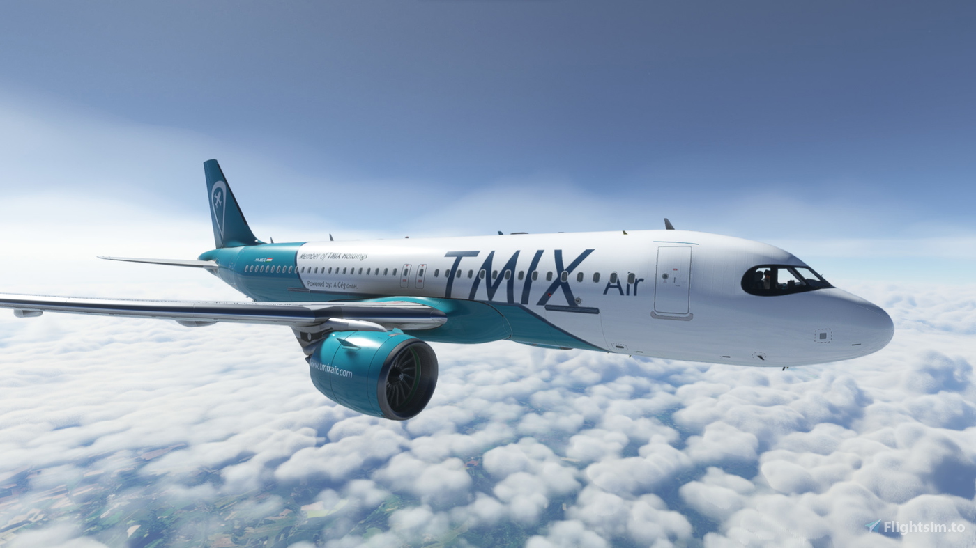 [A32NX] TMIX Airlines A320 Neo pour Microsoft Flight Simulator | MSFS