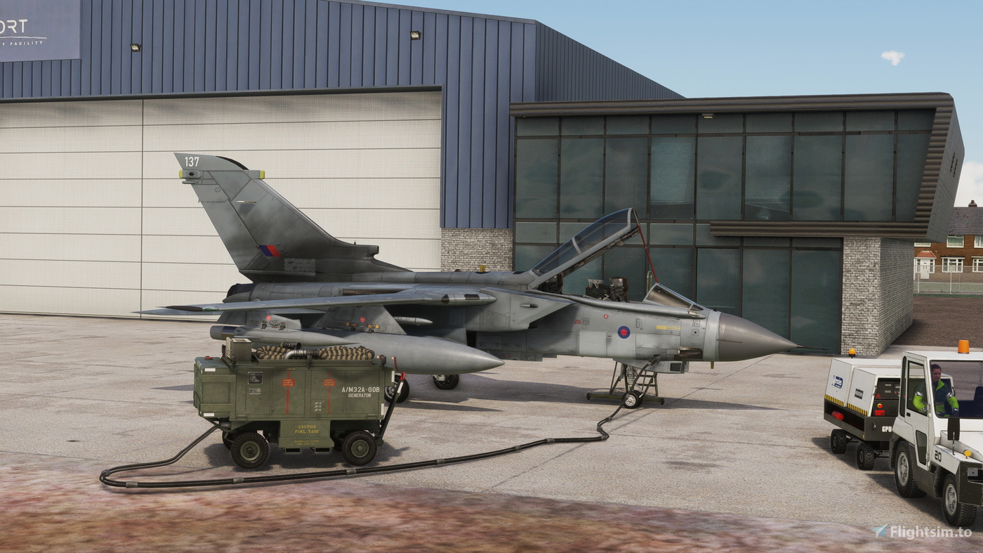 Tornado GR.4 Unmarked Op Shader for Microsoft Flight Simulator | MSFS