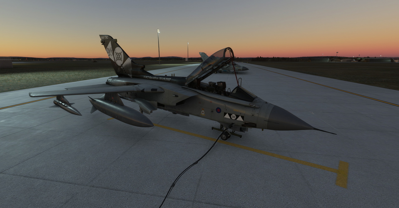 Tornado GR4 ZD748 'Shiny Two' pour Microsoft Flight Simulator | MSFS