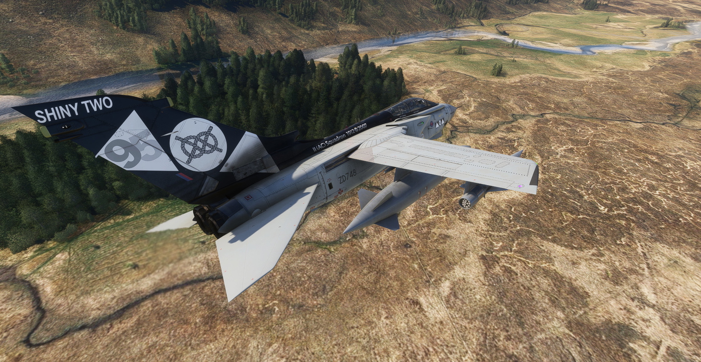 Tornado GR4 ZD748 'Shiny Two' pour Microsoft Flight Simulator | MSFS