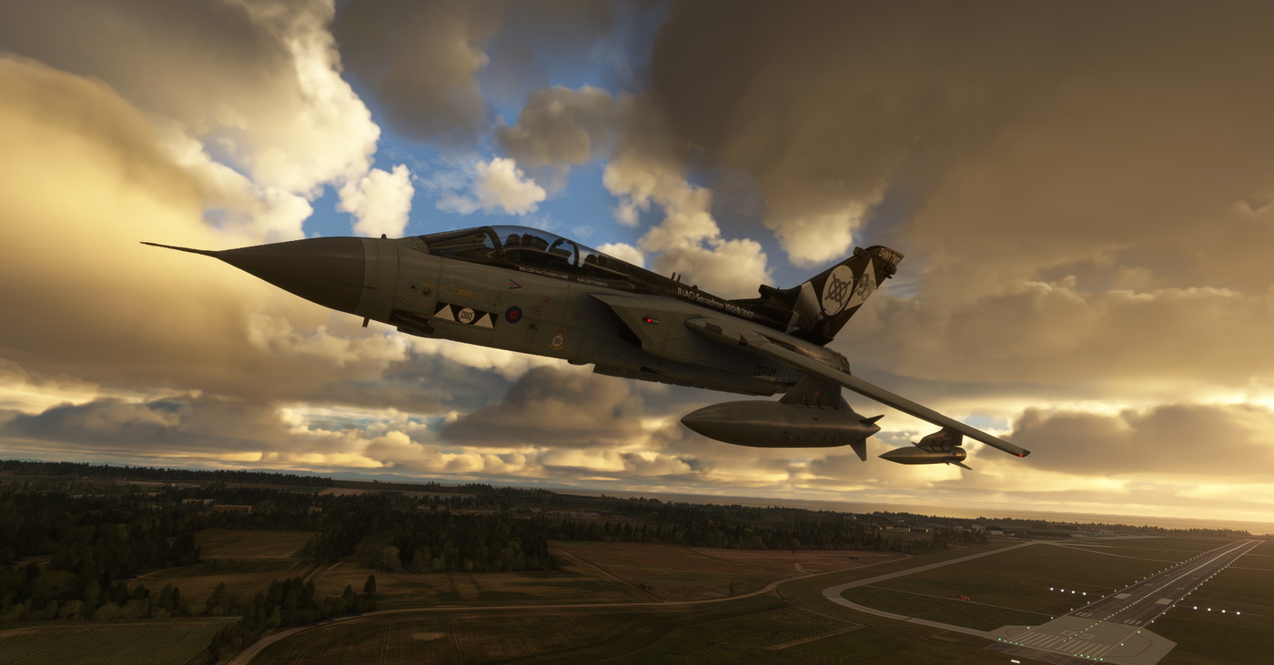Tornado GR4 ZD748 'Shiny Two' pour Microsoft Flight Simulator | MSFS