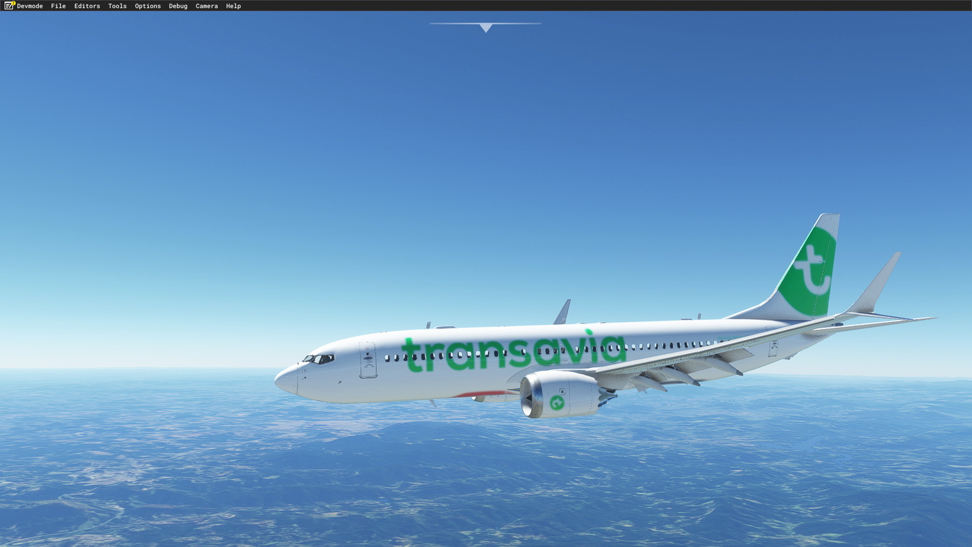 TRANSAVIA 737 MAX WITH PAINTED WINGLETS for Microsoft Flight Simulator ...