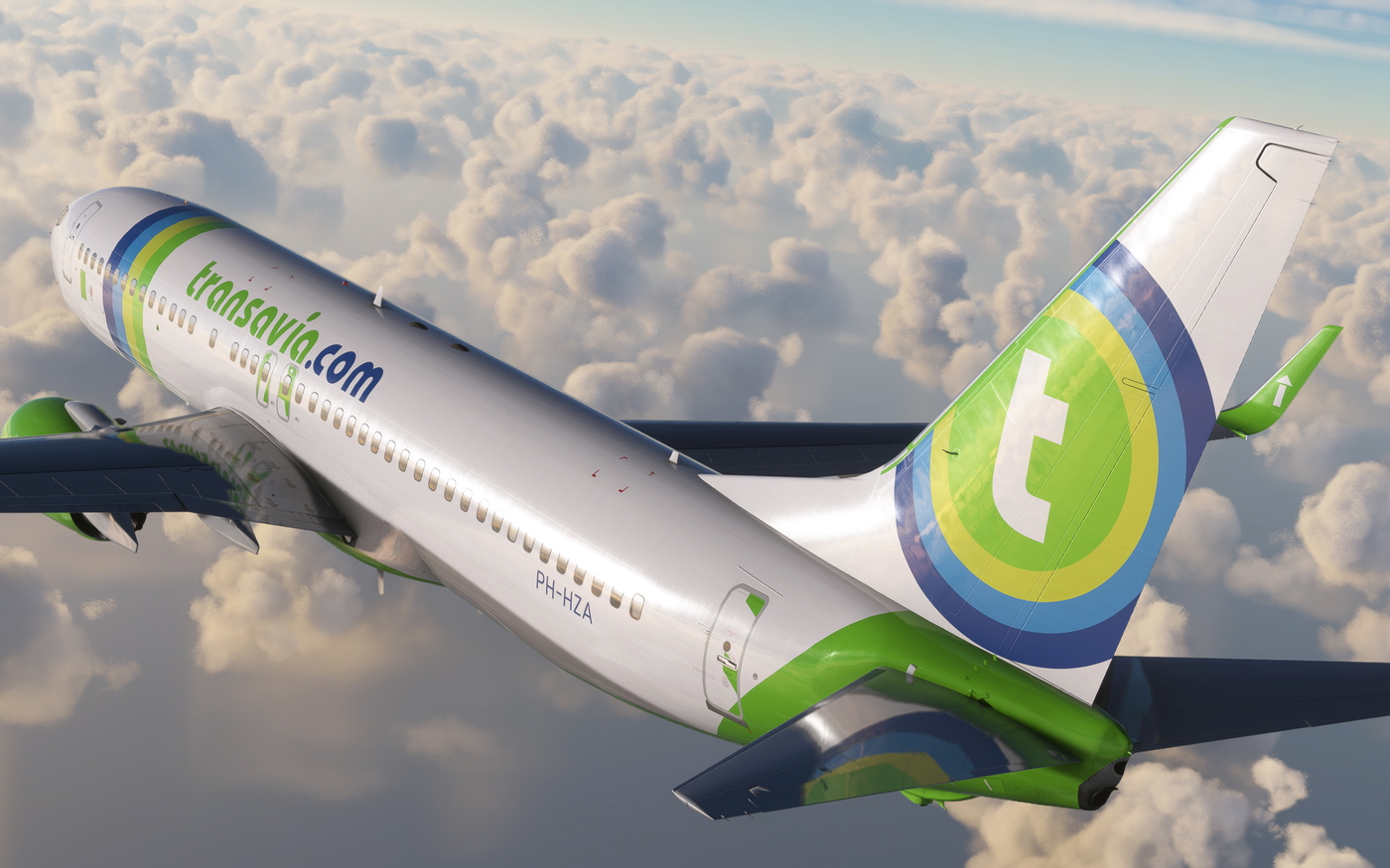 Transavia Kulula.com Hybrid Boeing 737-800 PMDG BW PH-HZA for Microsoft ...