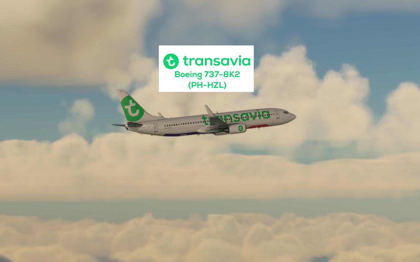 PMDG B737-800 Transavia PH-HZL + Interior 4K for Microsoft Flight ...