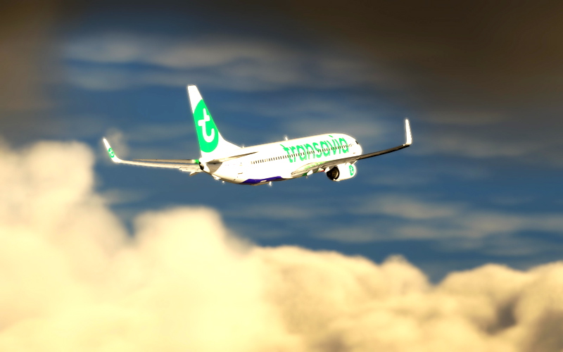 PMDG B737-800 Transavia PH-HZL + Interior 4K for Microsoft Flight ...